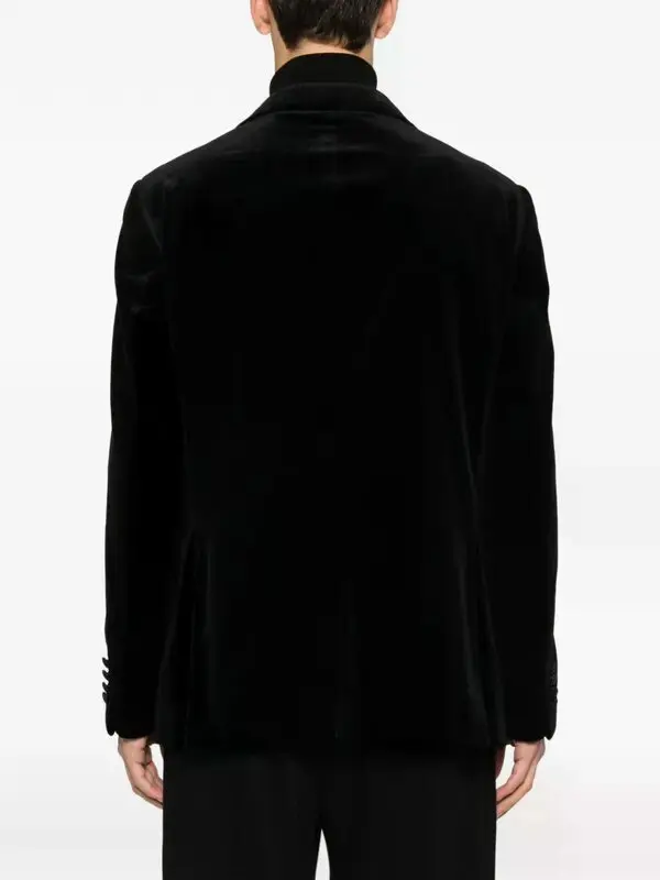 Canali Textured Blazer - Black