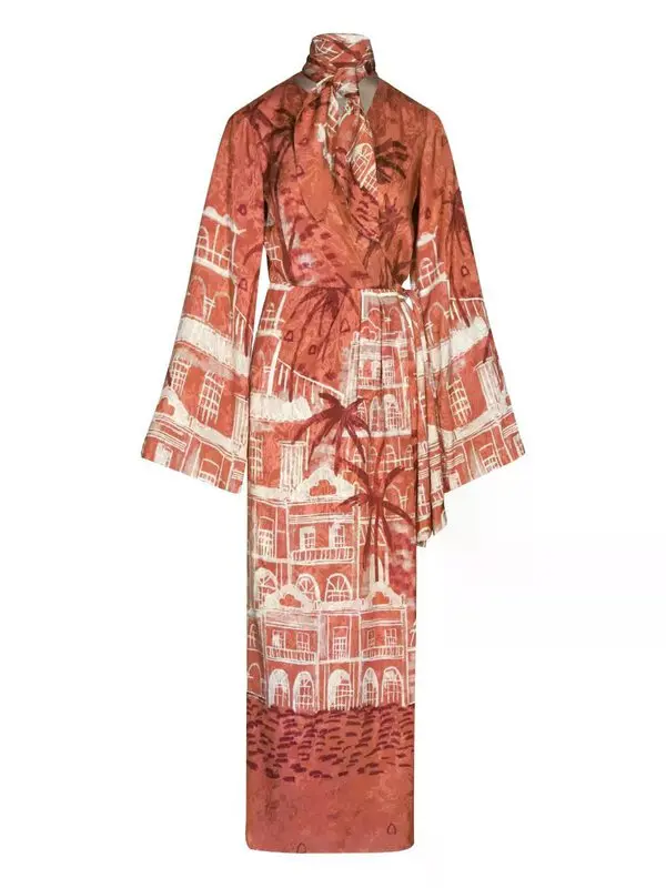 Johanna Ortiz Ollantay Printed Maxi Dress