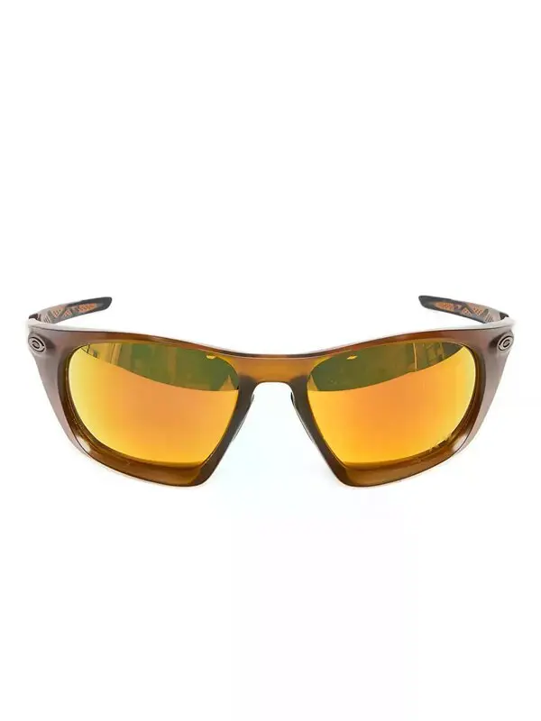 Oakley Lateralis Wrap-frame Sunglasses - Brown