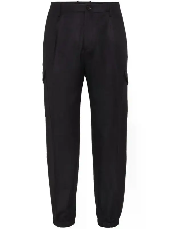 Brunello Cucinelli Cargo-pocket Wool Tapered Trousers