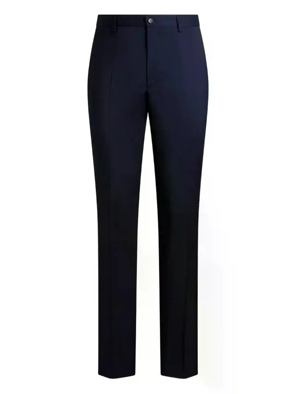 Etro Button Tailored Wool Trousers