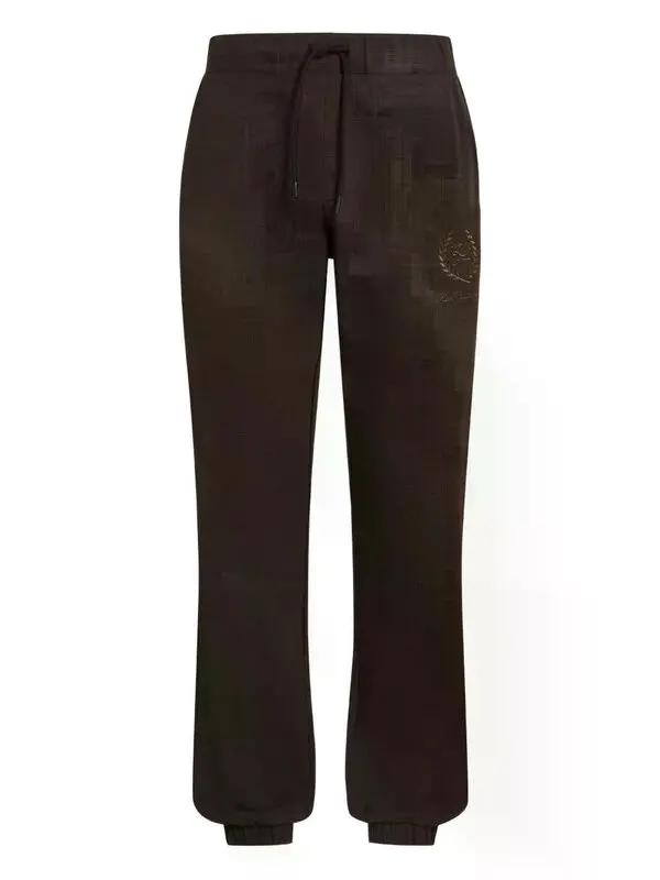 Karl Lagerfeld Logo-embroidered Trousers - Brown