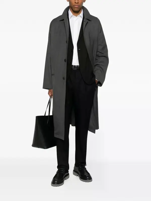 LARDINI Single-breasted Blazer - Black