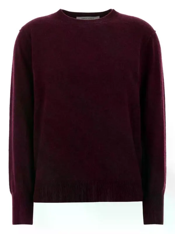 EMMA E GAIA Crew-neck Long-sleeve Sweater