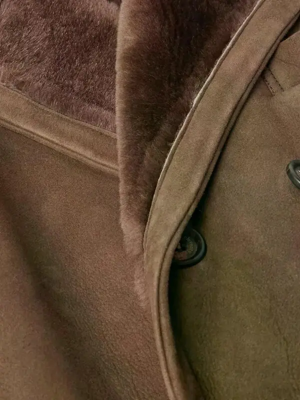 Eleventy Shearling Button Jacket