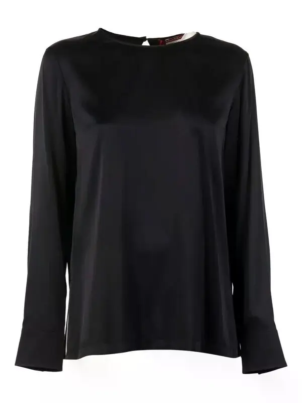 Max Mara Lodi Long-sleeve Top - Black