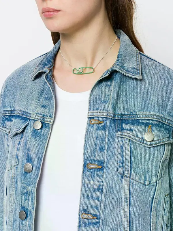 WOUTERS & HENDRIX Technofossils E-coated Necklace