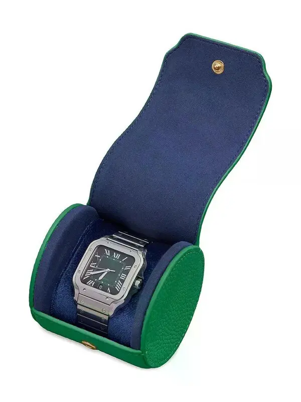 MAISON DE SABRE Leather Watch Roll - Green