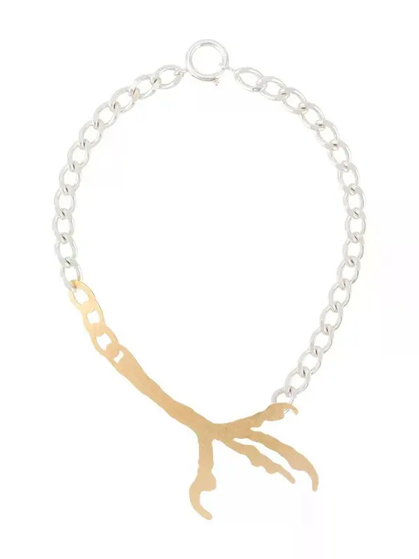 WOUTERS & HENDRIX Talon Charm Necklace - Silver