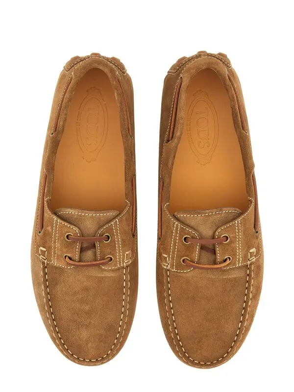 TOD'S Leather Loafer - Brown