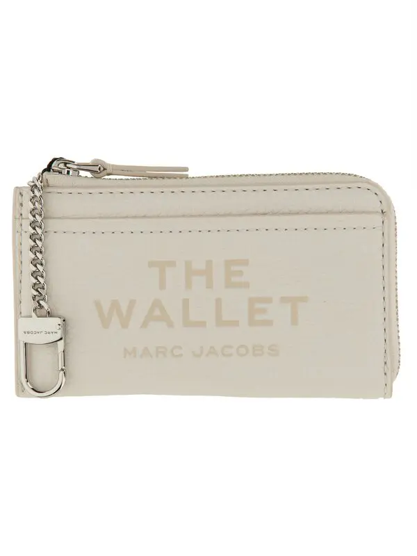 Marc Jacobs Leather Card Holder - White