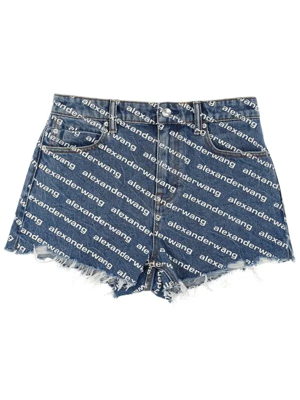 Alexander Wang Shorts With Logo