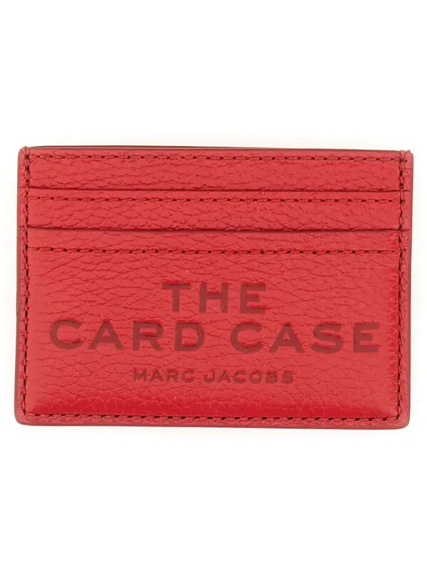 Marc Jacobs Card Holder With Logo - Red