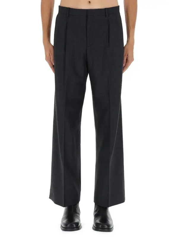 SUNFLOWER Wide Pleated Pants - Grey