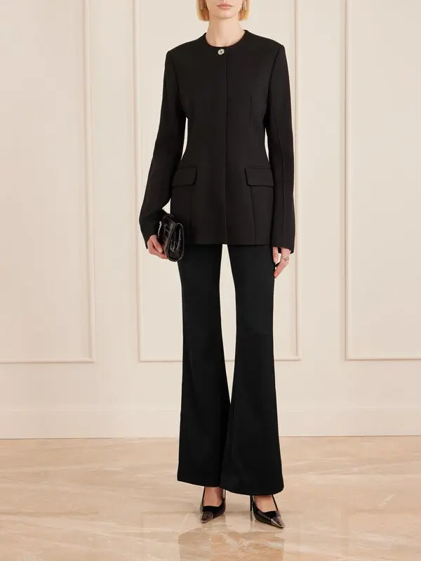 Galvan Satin Flared Pants