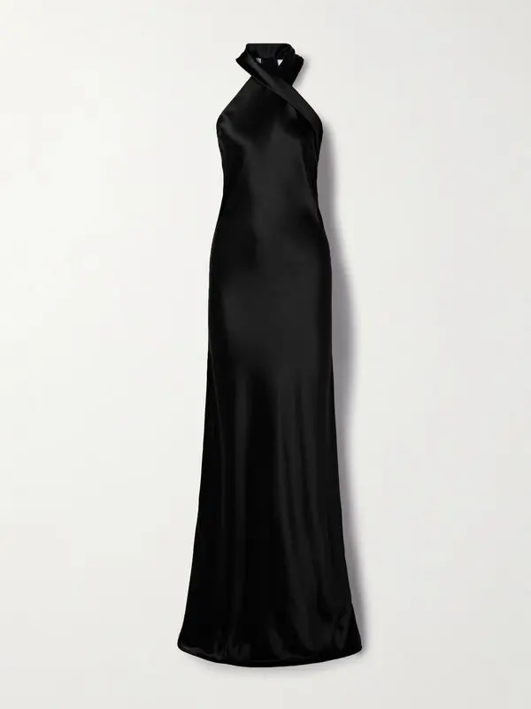 Galvan Pandora Satin Gown