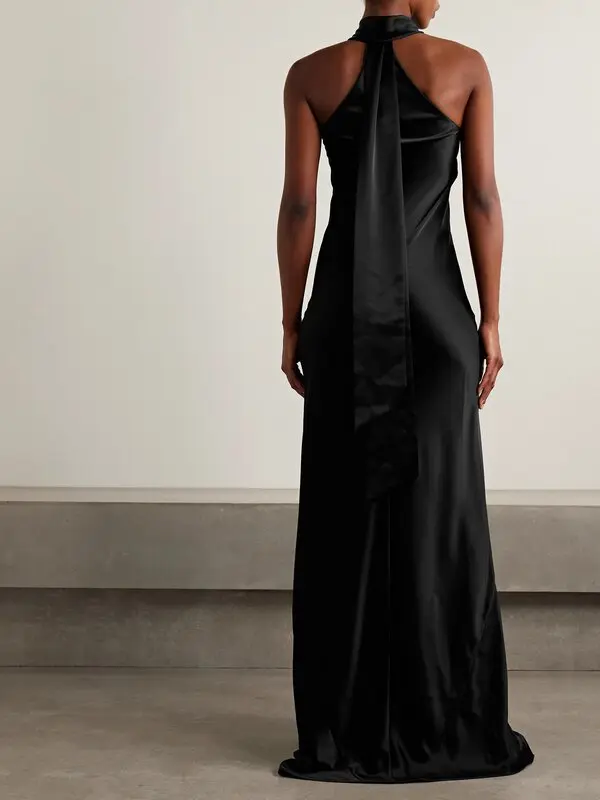 Galvan Pandora Satin Gown