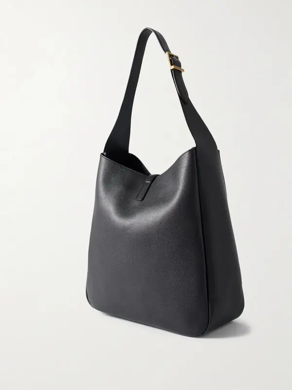 Saint Laurent Le 5 À 7 Large Leather Shoulder Bag - Black