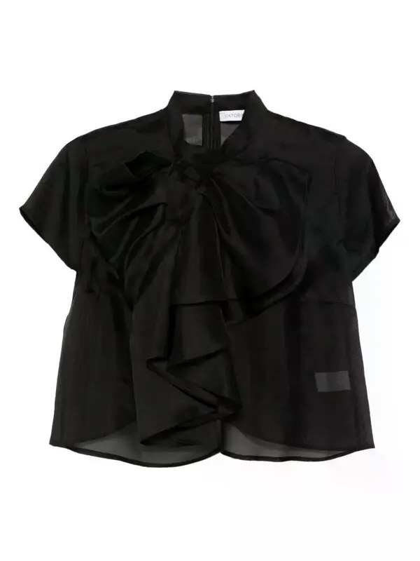 Viktor & Rolf Bow Blouse - Black