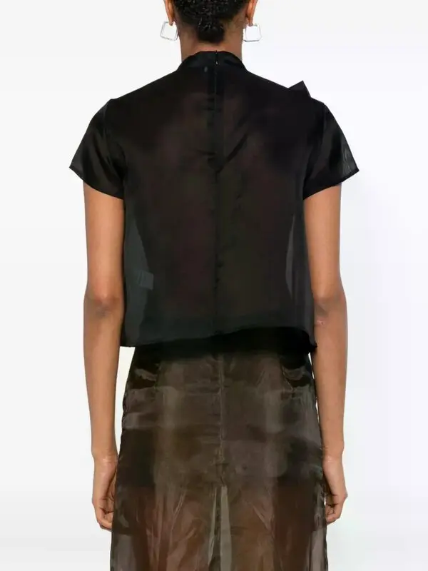 Viktor & Rolf Bow Blouse - Black