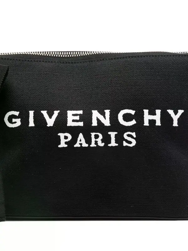Givenchy Logo Clutch Bag - Black