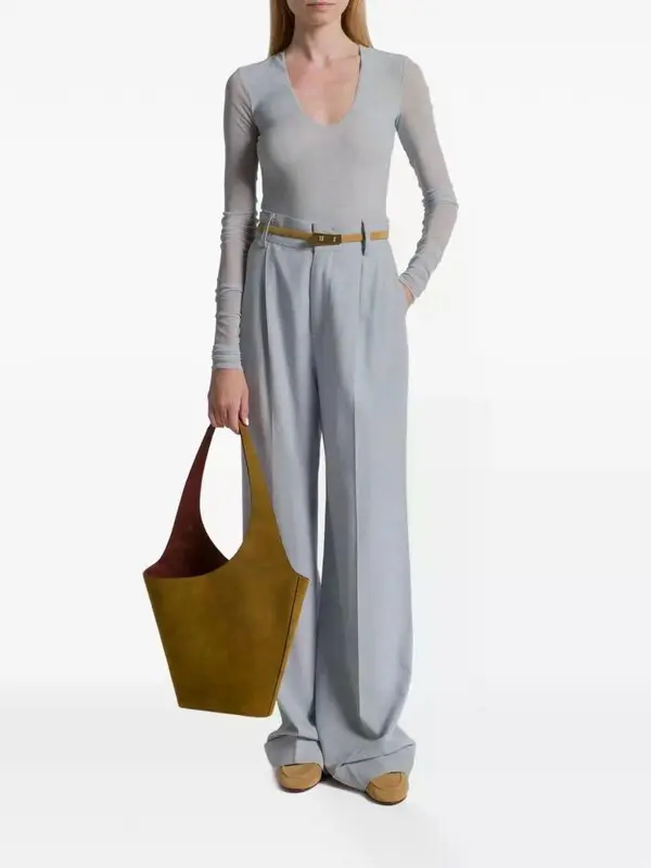 Alberta Ferretti High-waisted Tailored Trousers