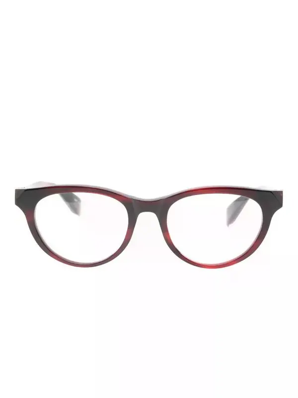 FACTORY900 Geometric-frame Eyeglasses - Red