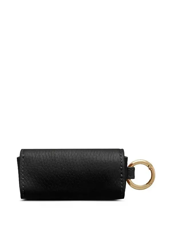 MAISON DE SABRE Leather Lipstick Charm - Black