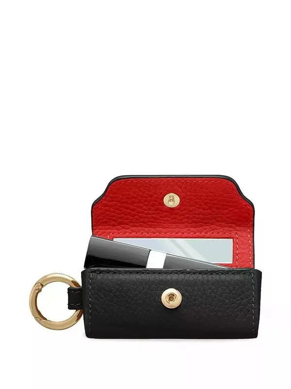 MAISON DE SABRE Leather Lipstick Charm - Black