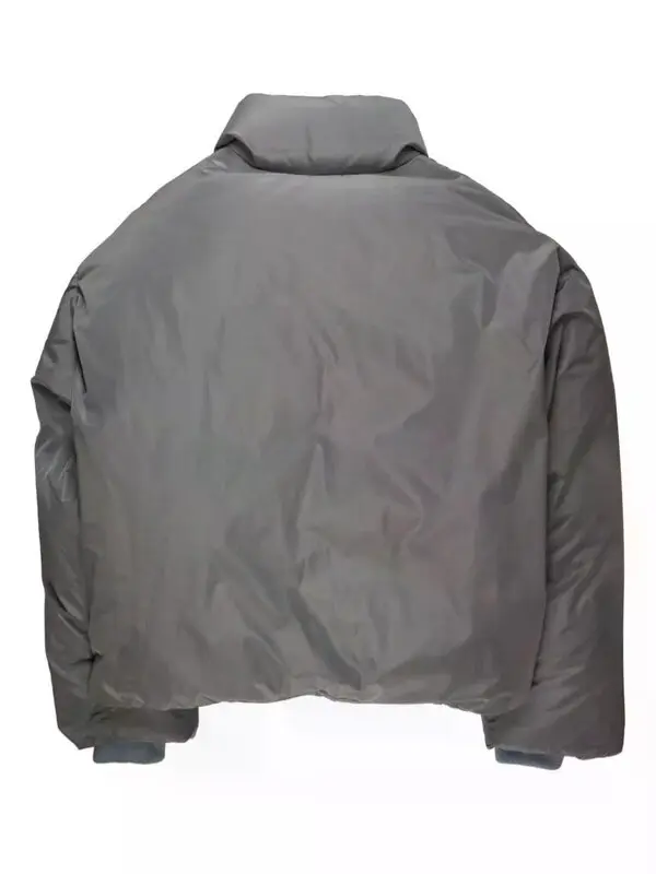 AMI Paris Button Padded Jacket - Grey