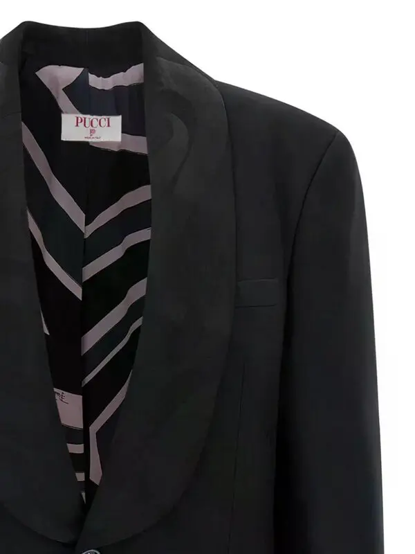 Emilio Pucci Single-breasted Buttoned Blazer