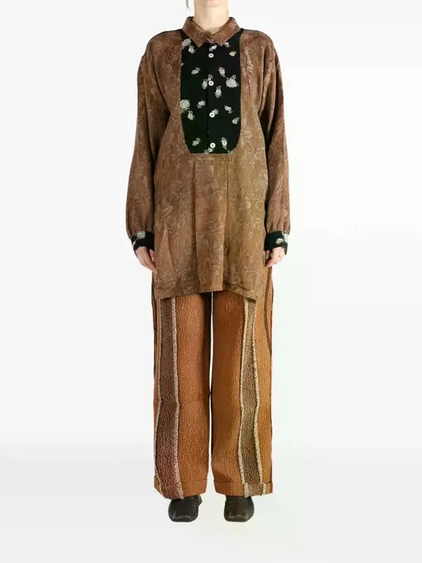 COMMUNS Floral Print Buttoned Shirt