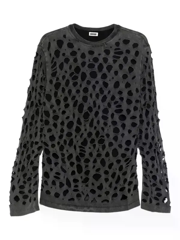 AVAVAV Distressed Crewneck Sweatshirt