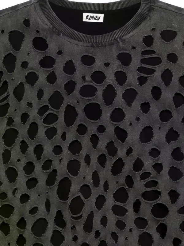 AVAVAV Distressed Crewneck Sweatshirt
