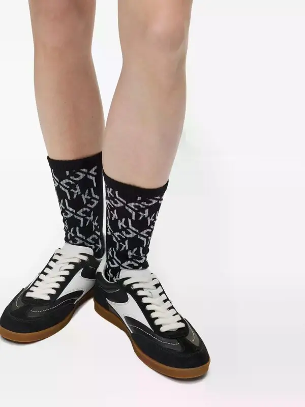 Karl Lagerfeld Monogram-pattern Crew Socks