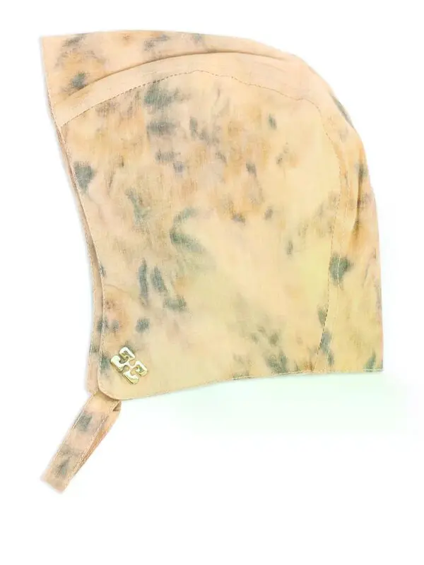 GANNI Logo-plaque Balaclava - Neutrals