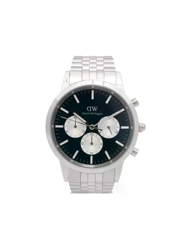DANIEL WELLINGTON Iconic Chronograph Arch 5-link 42mm - Blue