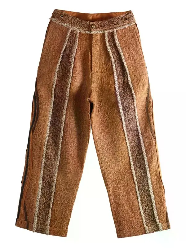 COMMUNS Textured Stripe Trousers