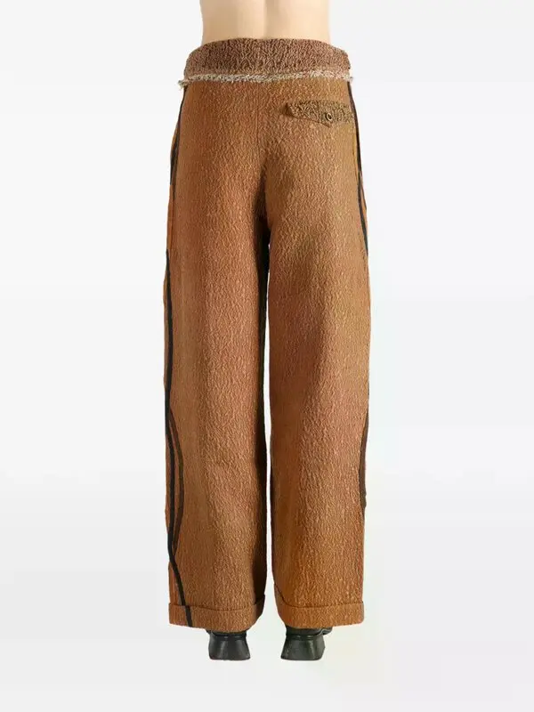 COMMUNS Textured Stripe Trousers