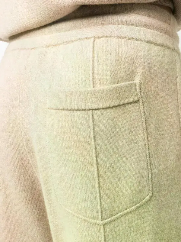 Brunello Cucinelli Intarsia-knit Cashmere Track Pants