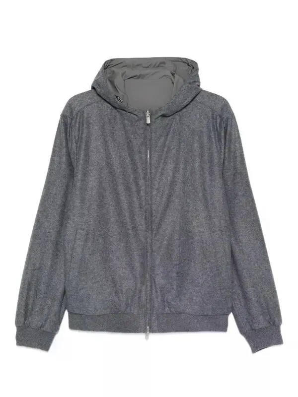 Fedeli Zip-up Hoodie - Grey