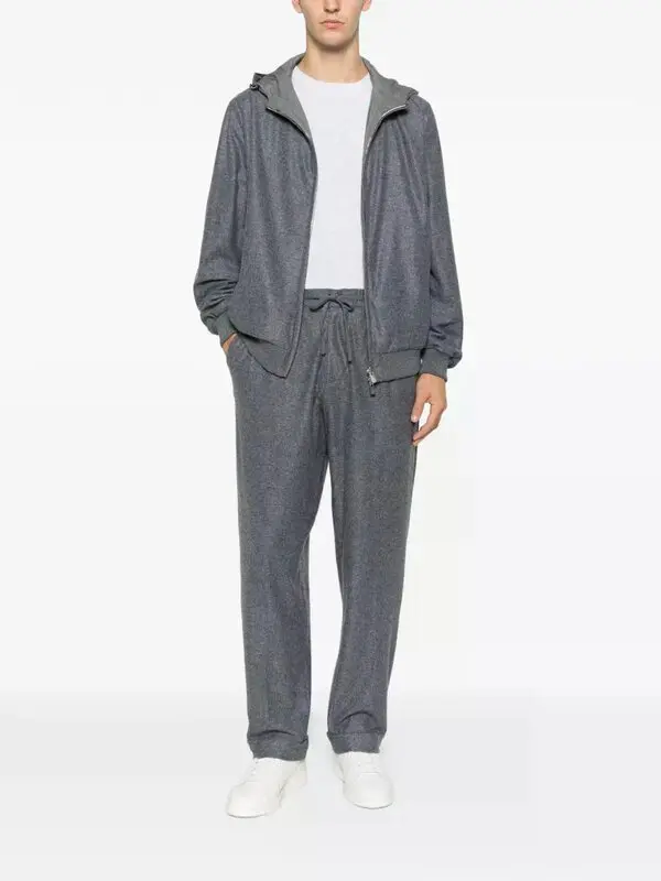 Fedeli Zip-up Hoodie - Grey
