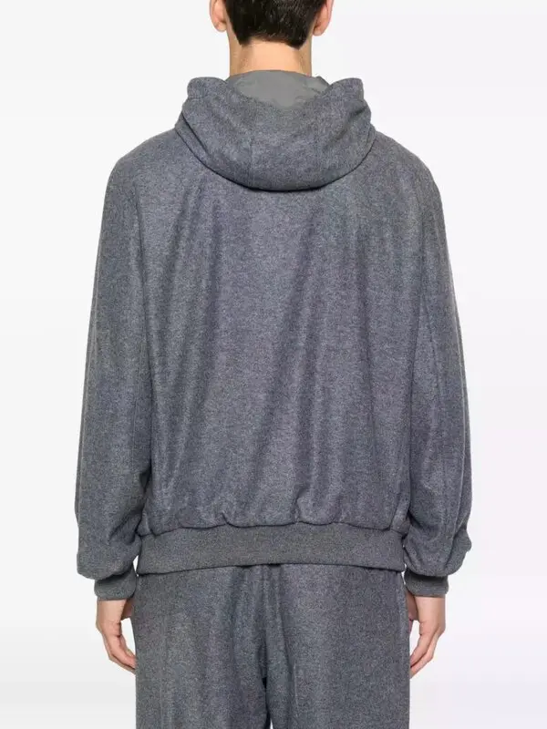 Fedeli Zip-up Hoodie - Grey