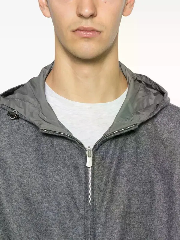Fedeli Zip-up Hoodie - Grey
