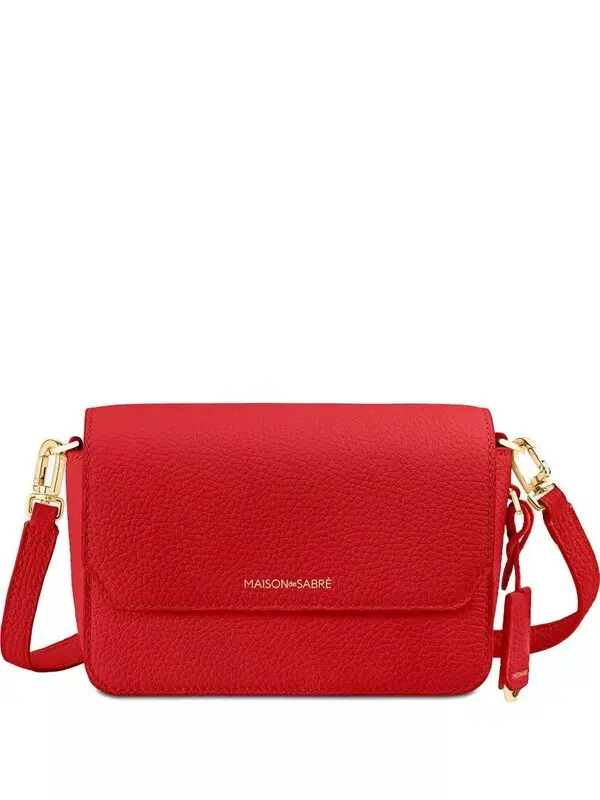 MAISON DE SABRE Mini Leather Flap Cross Body Bag