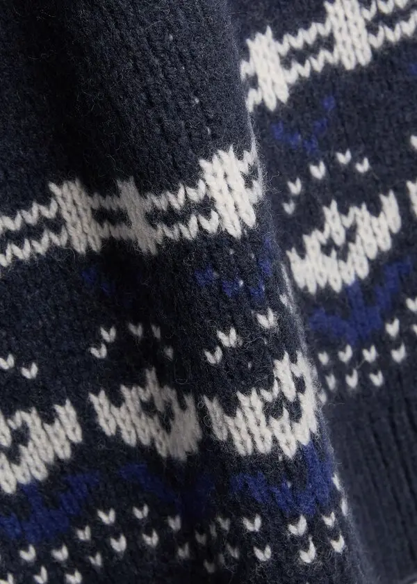 DAMSON MADDER Fair Isle Wool Vest