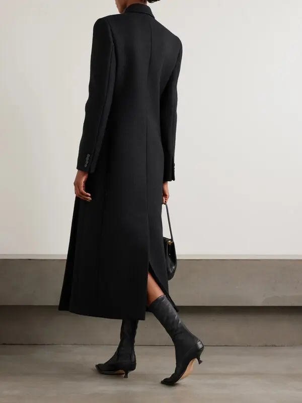 Calvin Klein Freya Wool And Silk-blend Coat