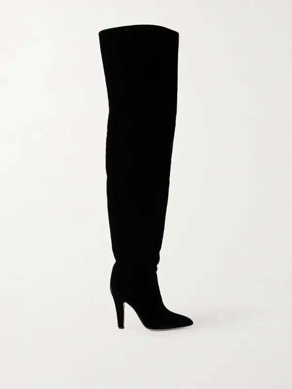 Paris Texas Elsa Over-the-knee Velvet Boots