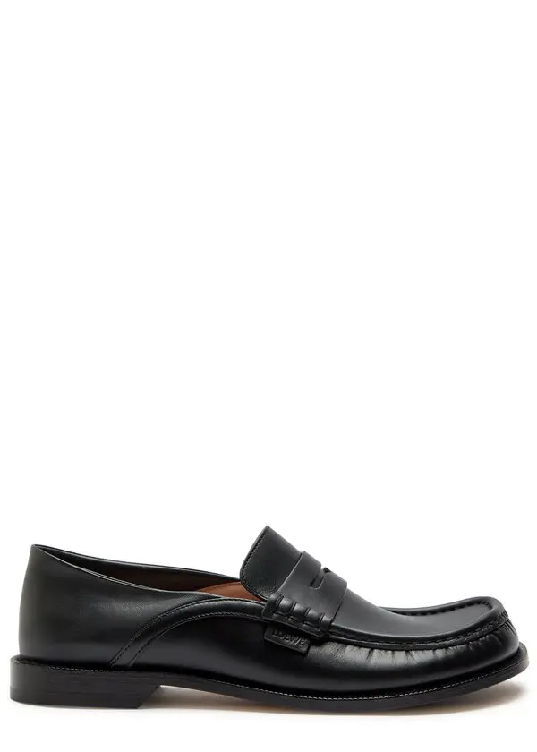 Loewe Campo Leather Loafers