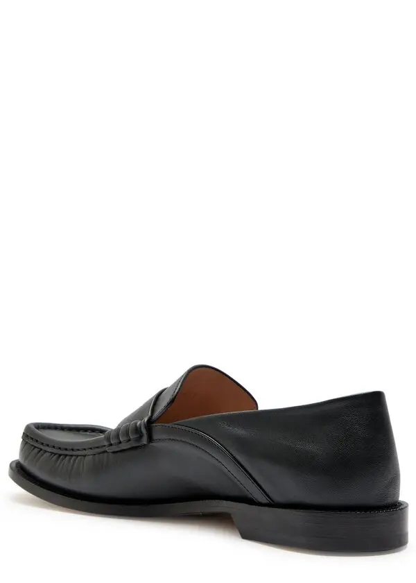 Loewe Campo Leather Loafers